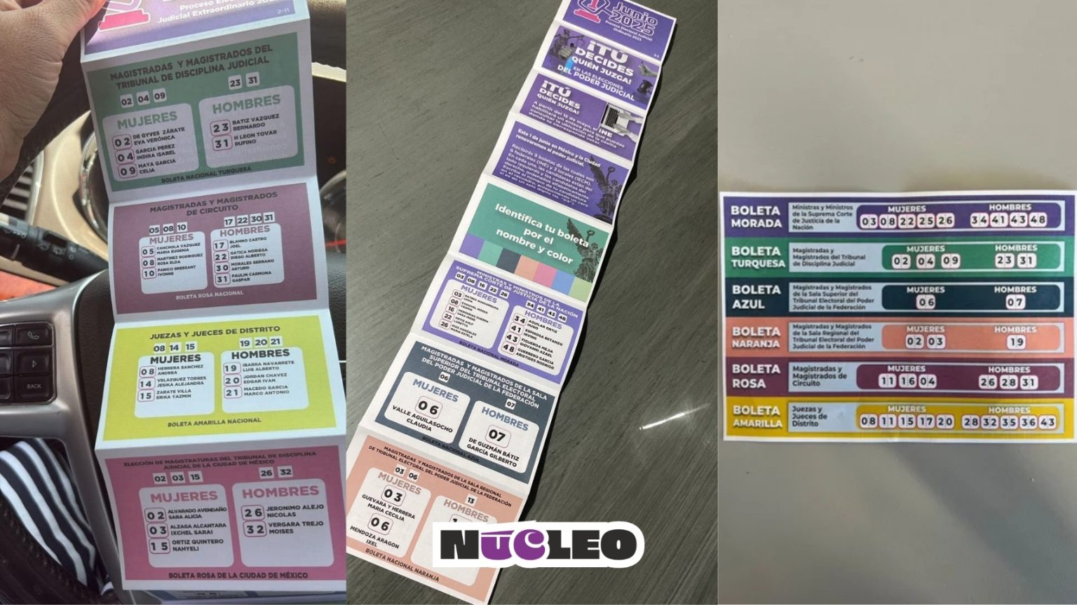 ¿Son reales los “acordeones” para votar en la elección judicial? Esto sabemos - Núcleo News